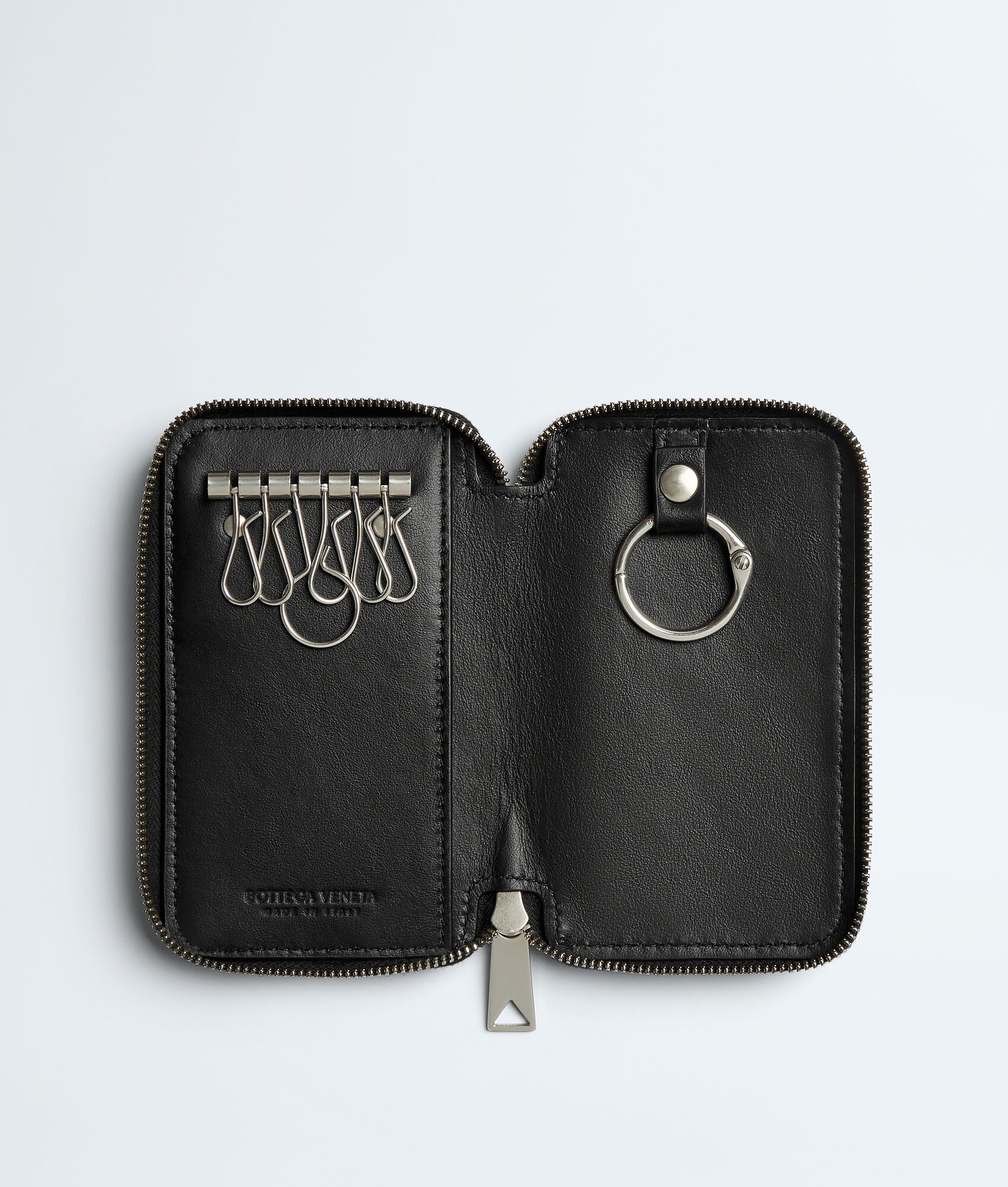 Bottega Veneta® Men's Key Pouch in Black. Shop online now.