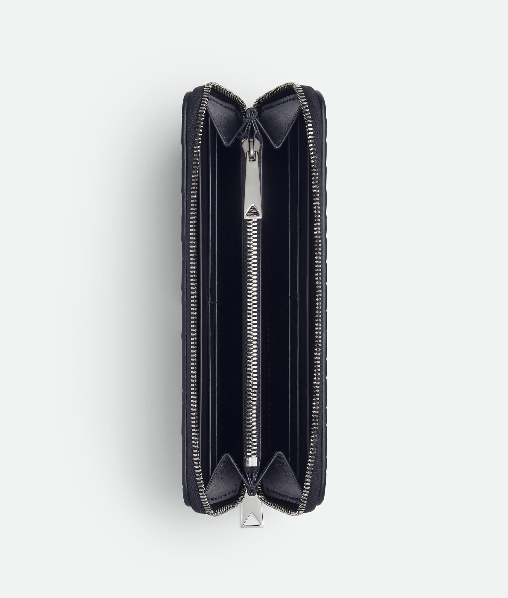 Bottega Veneta® Men's Intrecciato Stamp Zip Around Wallet in Abyss ...