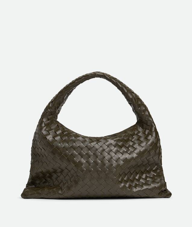 Bottega Veneta® Women's Small Hop in Kaki. Shop online now.
