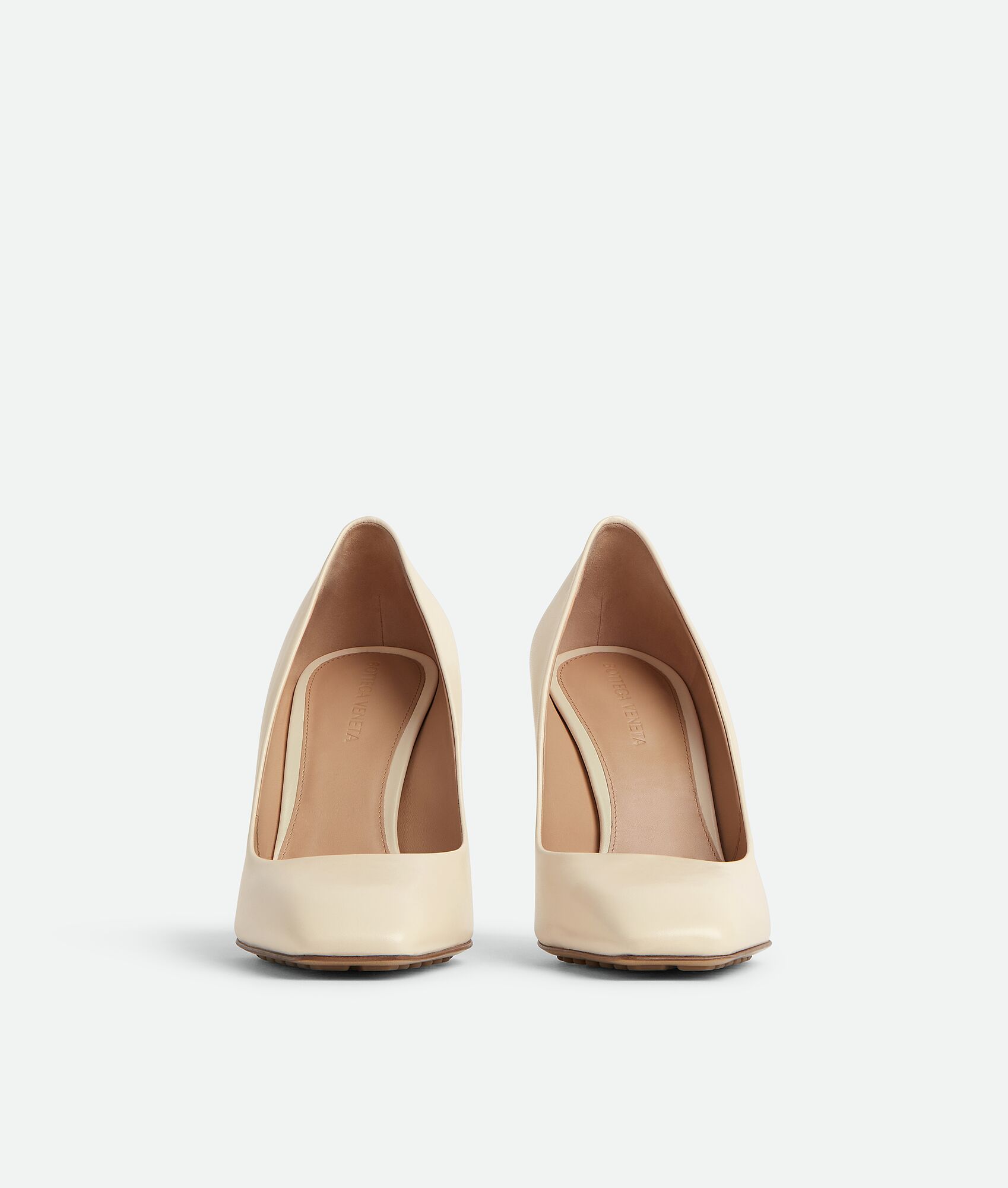 Bottega Veneta® Women's Knot Pump in Sea salt high heel