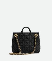 Small Andiamo Chain in BLACK | Bottega Veneta® US