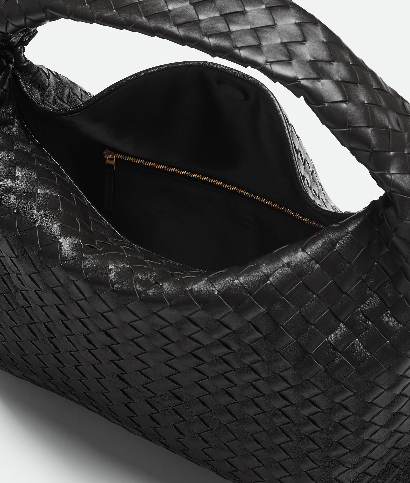 Women's Large Hop in Black | Bottega Veneta US