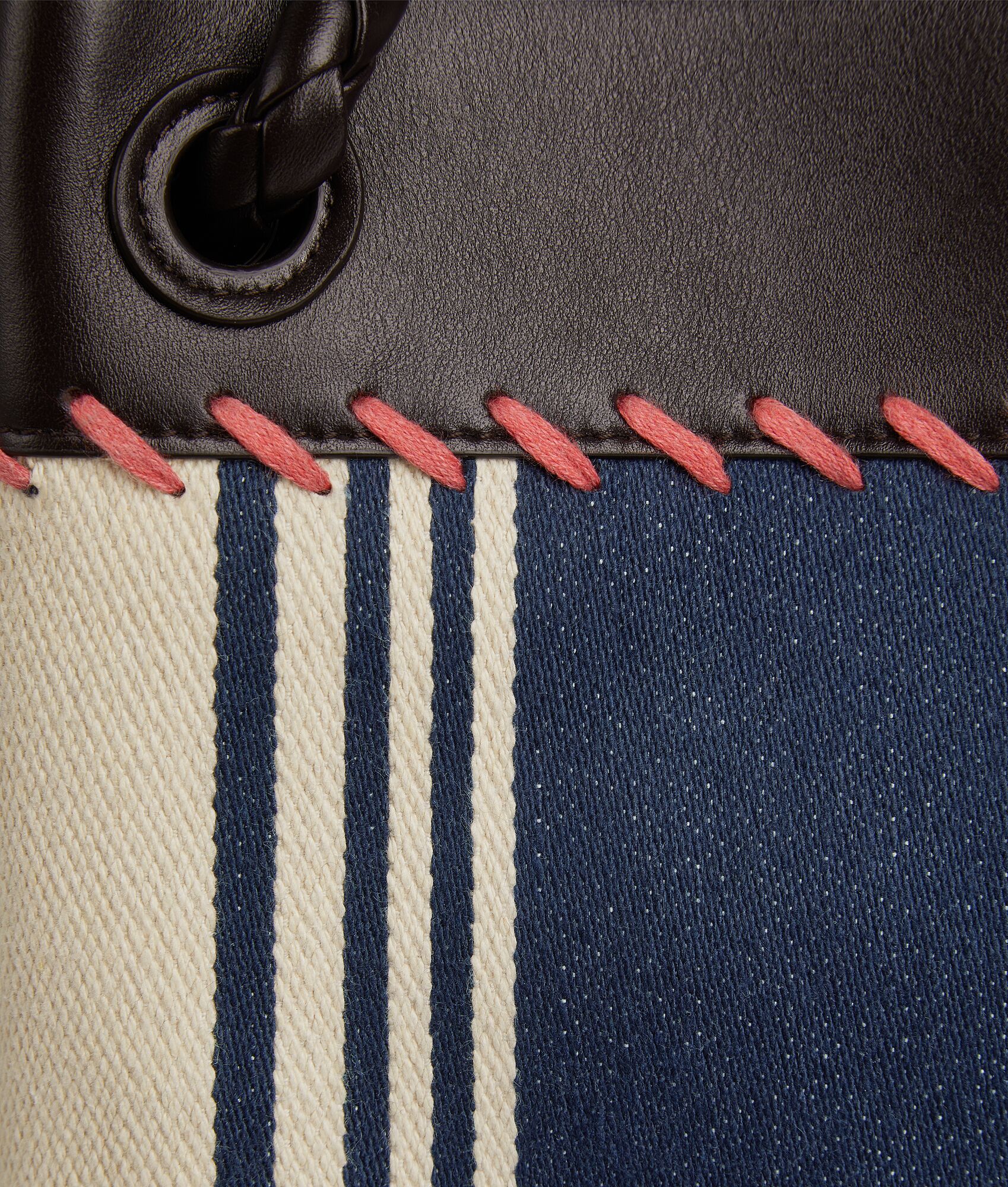 Large Parachute in NAVY/NATURAL/FONDANT | Bottega Veneta® US