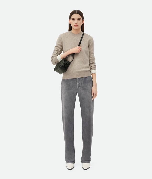 Women's Top Handle Loop in Black | Bottega Veneta HK